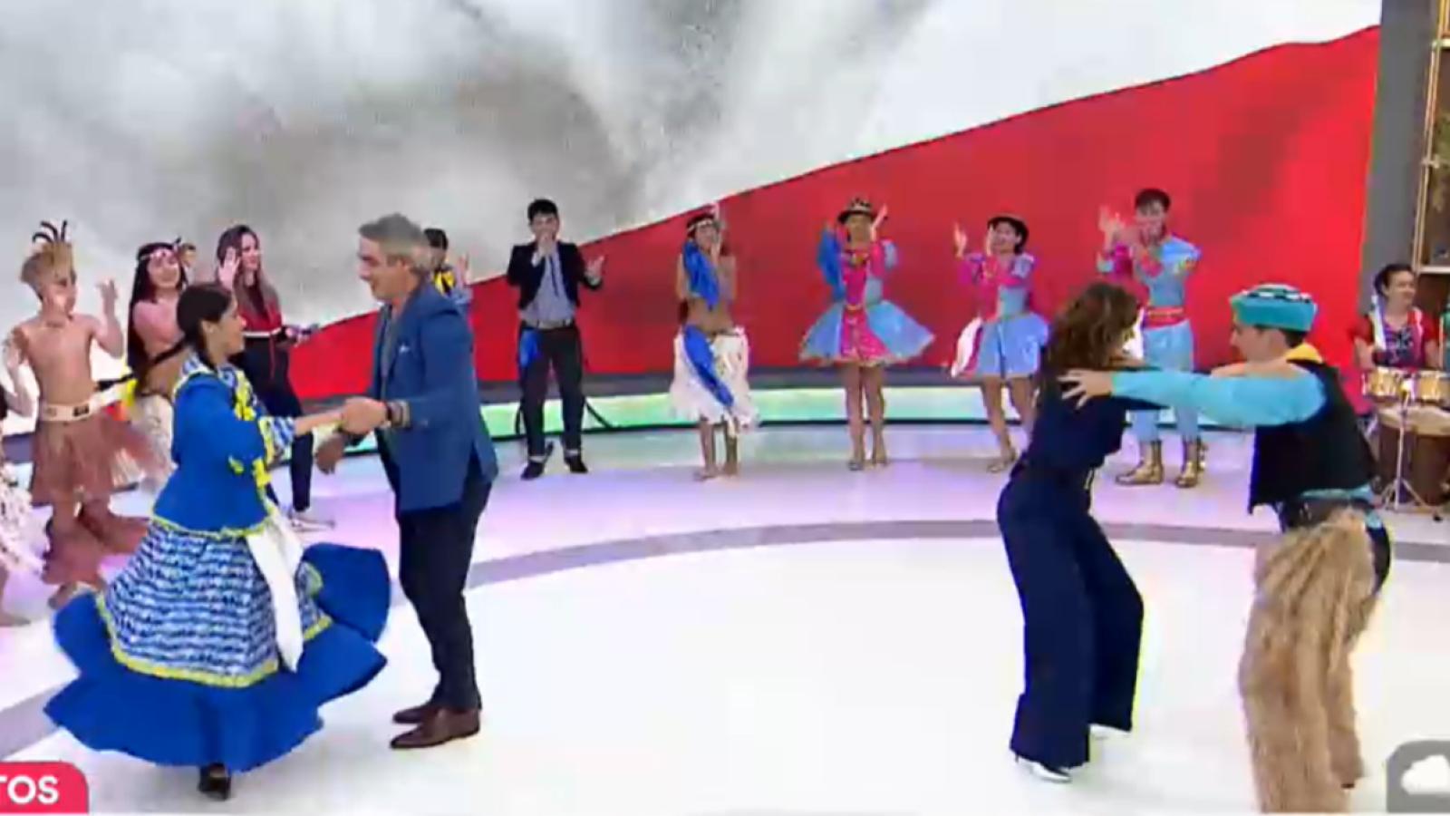 Priscilla Vargas y José Luis Repenning se preparan para Fiestas Patrias con baile típico | 13.cl